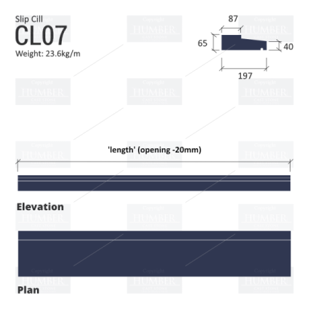 Slip Cill CL07 – Cills & Heads Online